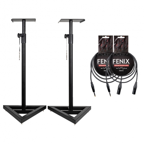 Fenix Studio Monitor Stand & Cable Set – Fenix Musical